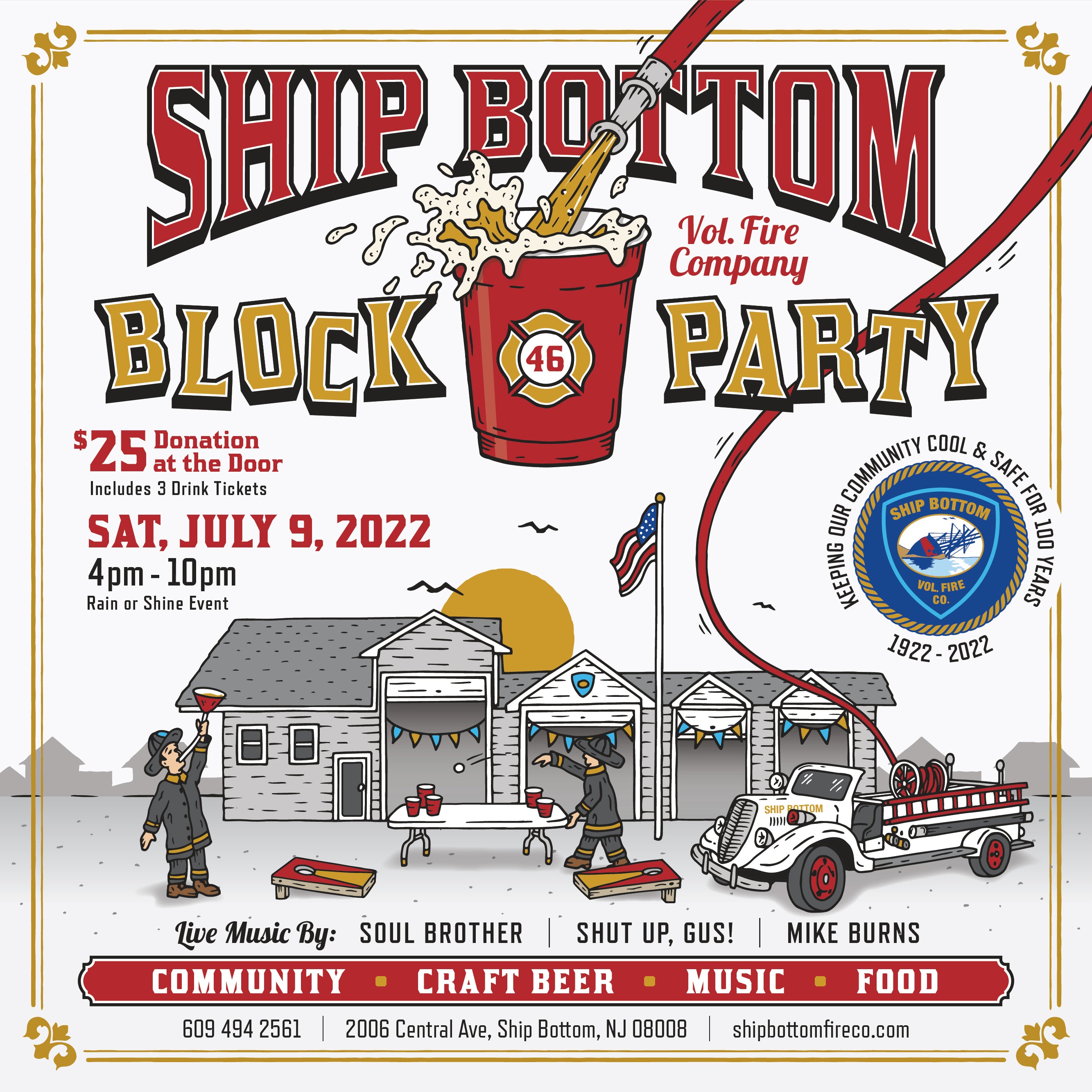 2022 Ship Bottom Vol. Fire Co. Block Party – Jetty Rock Foundation