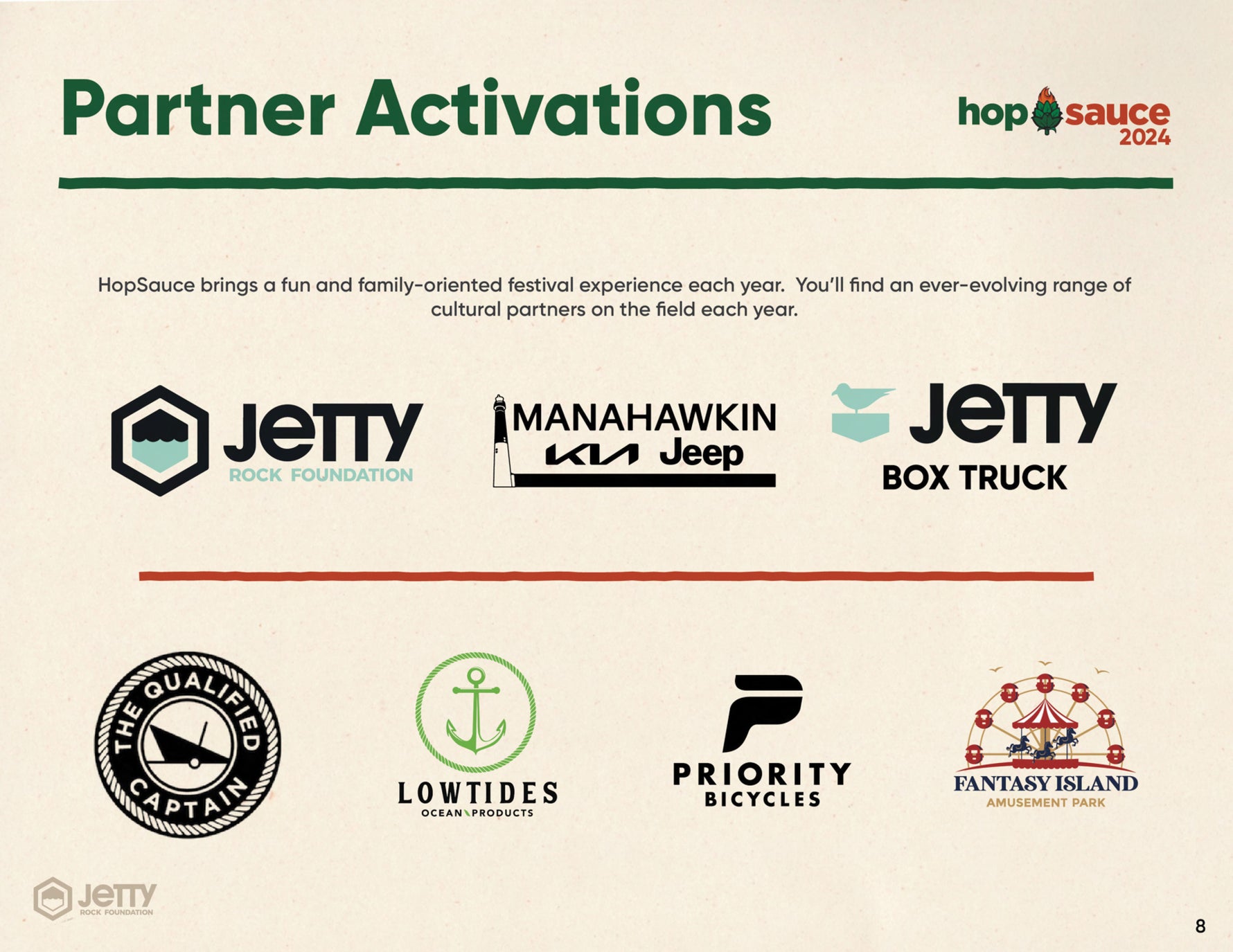 HopSauce Sponsorship – Jetty Rock Foundation